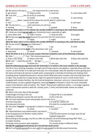 BÀI TẬP BỔ TRỢ TIẾNG ANH LỚP 9 CẢ NĂM - GLOBAL SUCCESS - NĂM HỌC 2024 ...