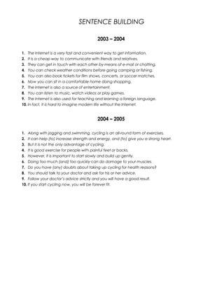 Bài tập chuyển đổi câu tiếng anh ( with key) | DOC