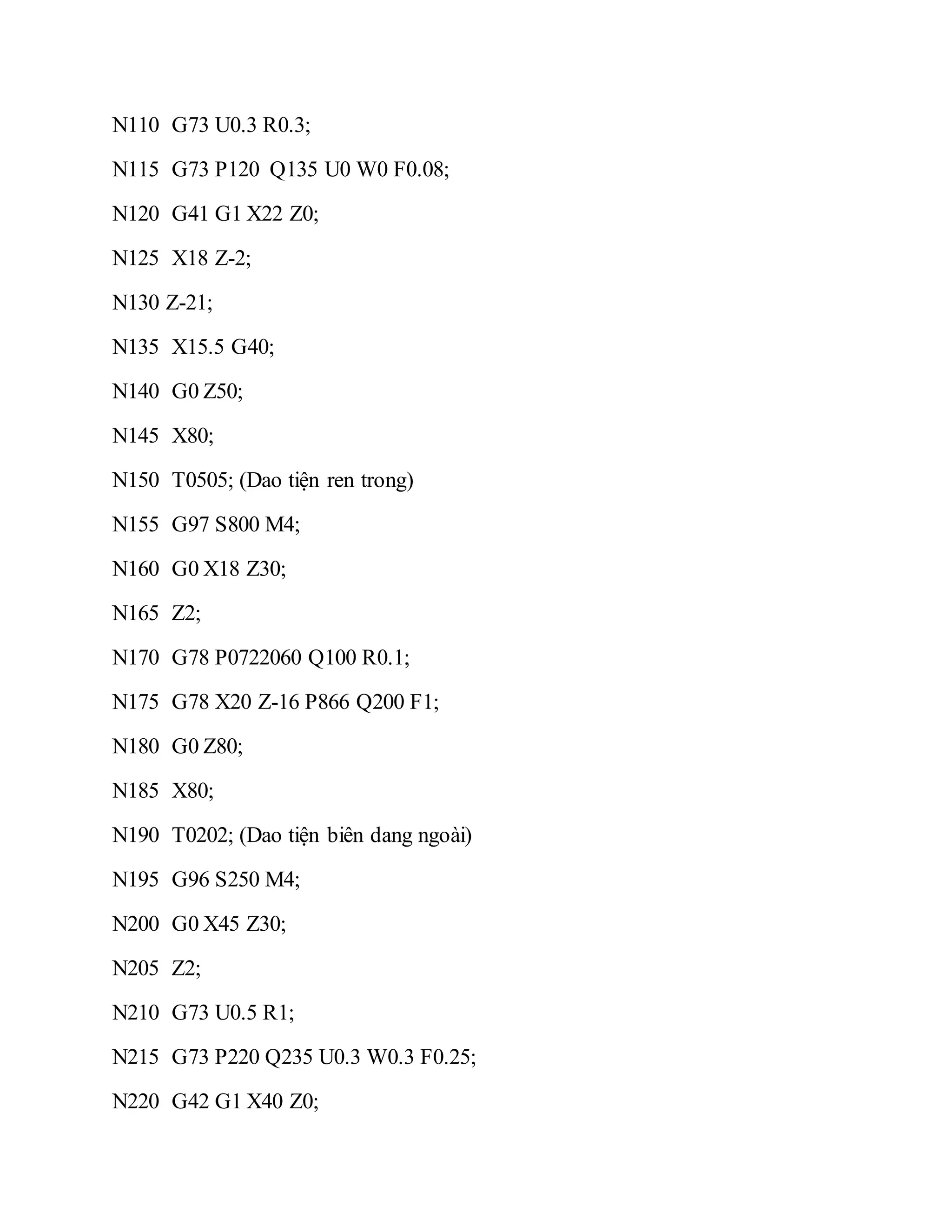 Bài tập cnc | DOCX