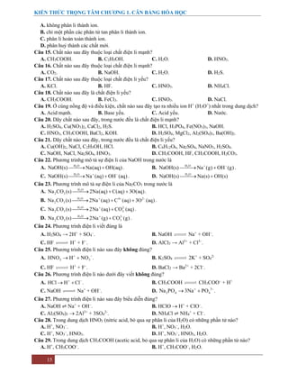 BÀI TẬP DẠY THÊM HÓA HỌC LỚP 11 - CẢ NĂM - THEO FORM THI MỚI BGD 2025 - CÓ ÔN TẬP + ĐỀ KIỂM TRA ...