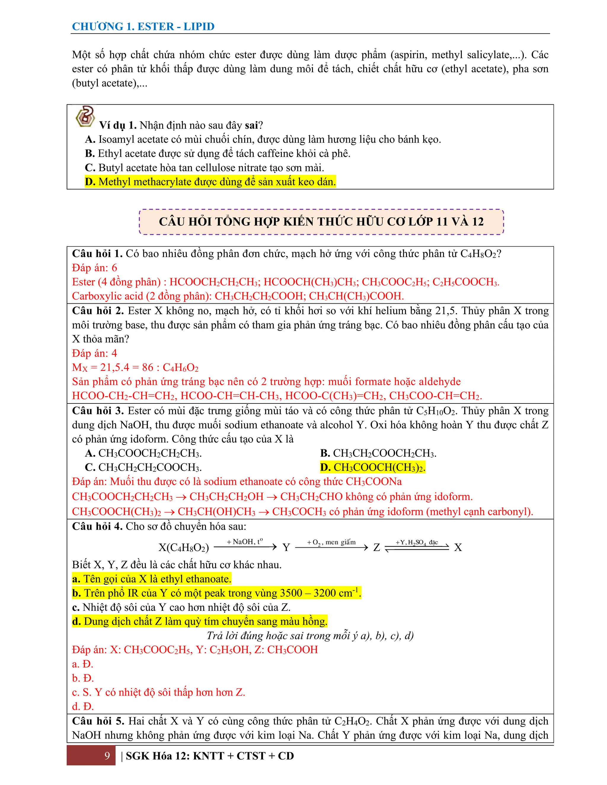 BÀI TẬP DẠY THÊM HÓA HỌC LỚP 12 - CẢ NĂM - THEO FORM THI MỚI BGD 2025 (DÙNG CHUNG 3 BỘ SÁCH KẾT ...