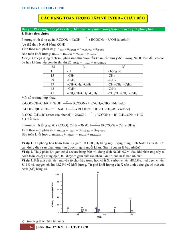 BÀI TẬP DẠY THÊM HÓA HỌC LỚP 12 - CẢ NĂM - THEO FORM THI MỚI BGD 2025 (DÙNG CHUNG 3 BỘ SÁCH KẾT ...
