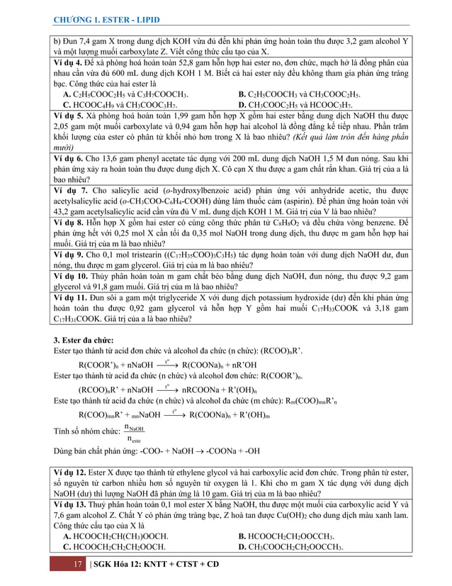 BÀI TẬP DẠY THÊM HÓA HỌC LỚP 12 - CẢ NĂM - THEO FORM THI MỚI BGD 2025 (DÙNG CHUNG 3 BỘ SÁCH KẾT ...