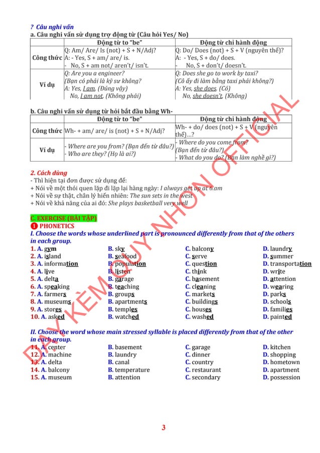 BÀI TẬP DẠY THÊM KHÔNG NGHE TIẾNG ANH 6 THEO ĐƠN VỊ BÀI HỌC - I-LEARN SMART WORLD CẢ NĂM (BẢN HS ...