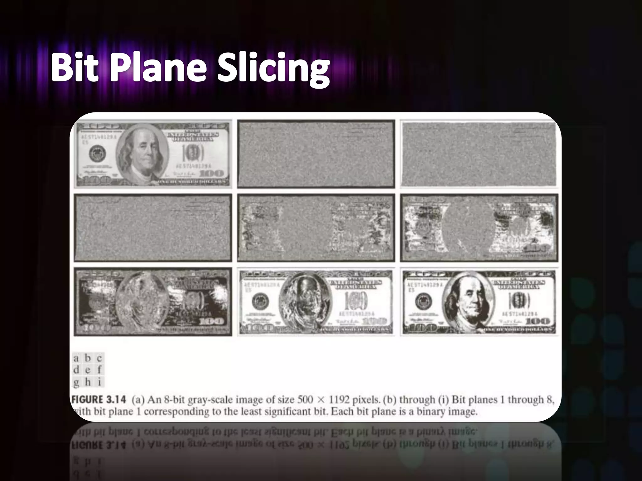 Bit Plane Slicing Ppt