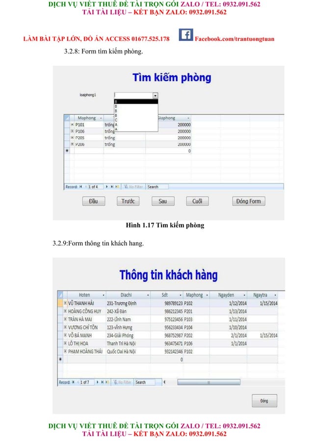 Bài Tập Lớn Hệ Quản Trị Cơ Sở Dữ Liệu Access.doc