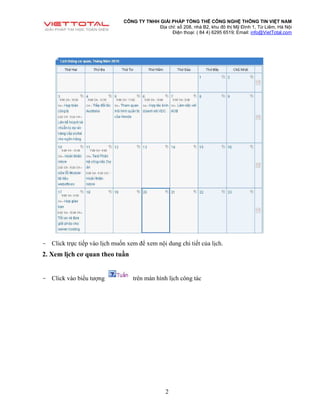 Bài tập lên lịch cơ quan tổ chức | PDF