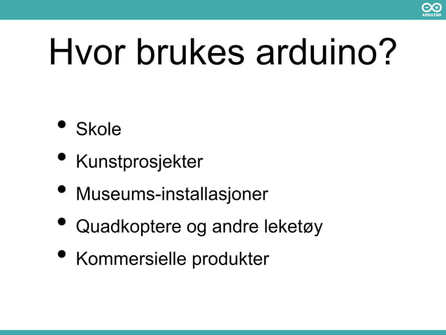 Bitraf Arduino Workshop | PPT