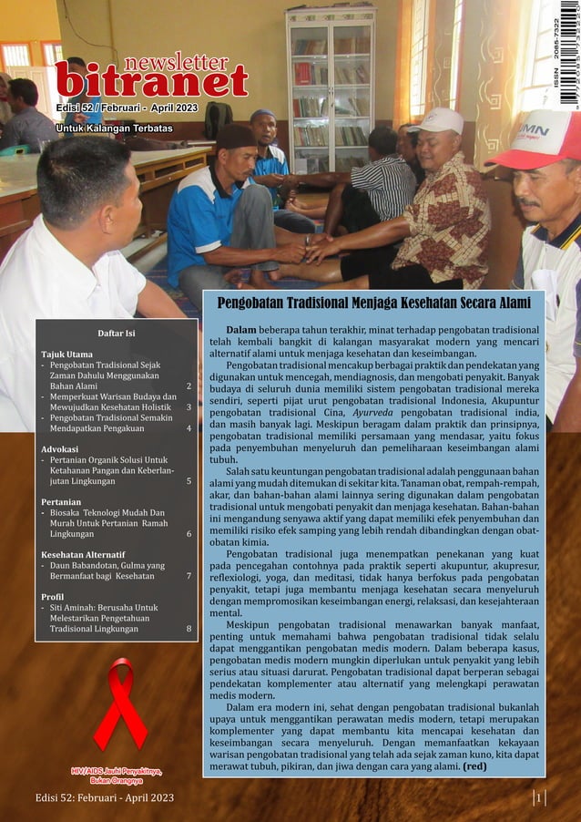 BITRANET edisi 52 dengan Tema "sehat dengan pengobatan tradisional" | PDF