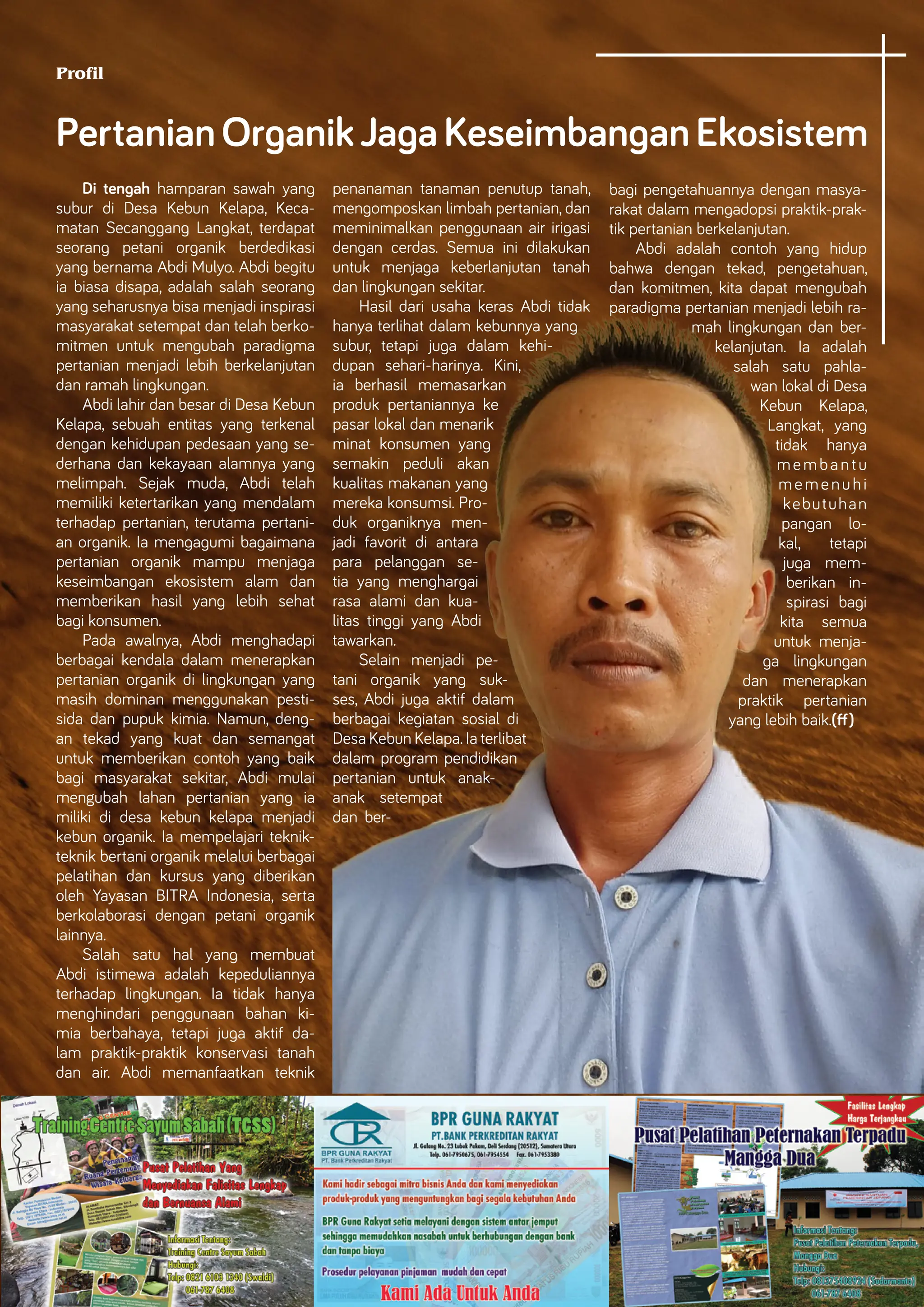 BITRANET edisi 55. Adaptasi Pertanian Organik dengan Perubahan Iklim | PDF