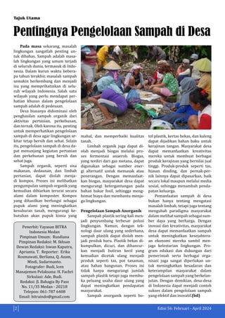 BITRANET edisi 56. Pemanfaatan Sampah bagi Masyarakat Desa | PDF
