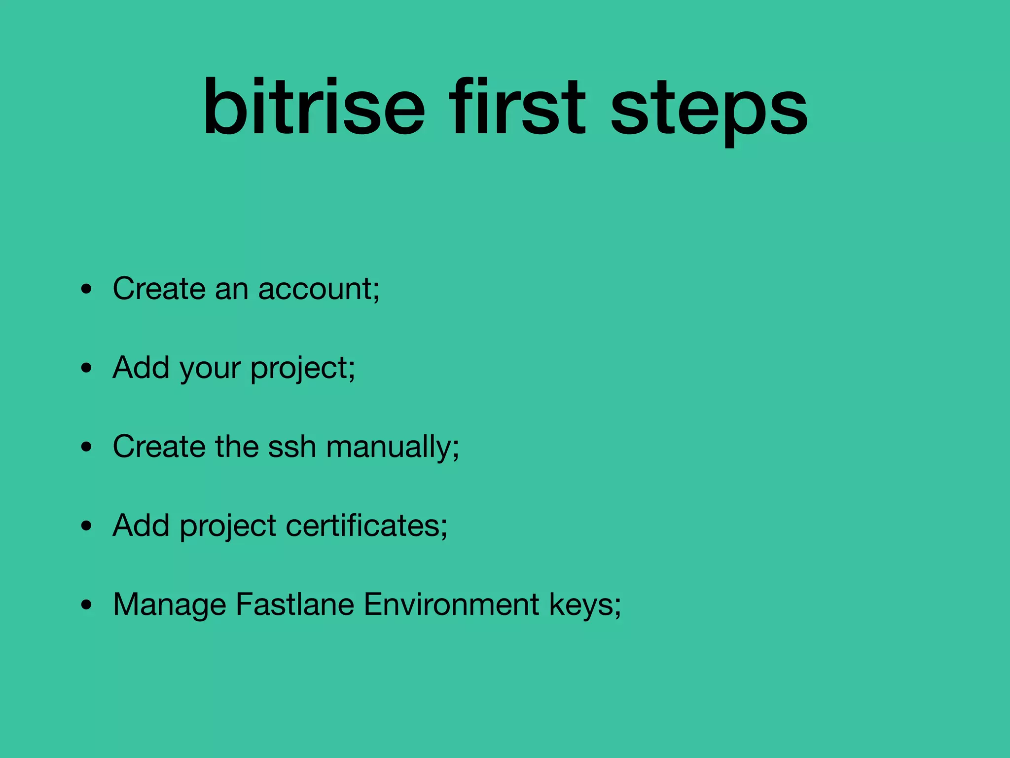 Bitrise | PDF