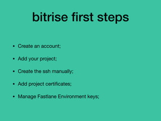Bitrise | PPT