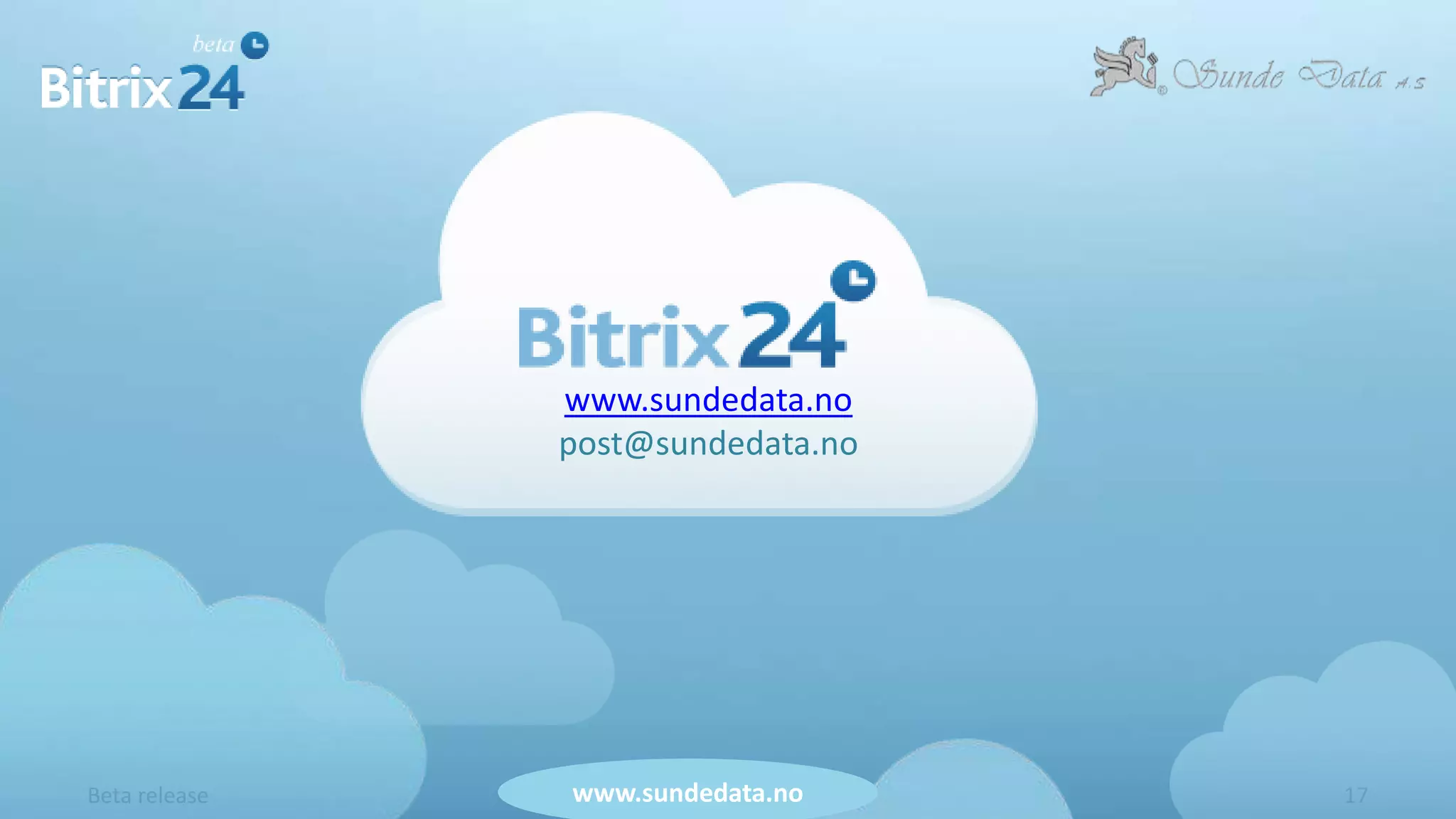 Bitrix24 beta presentation-no | PPT