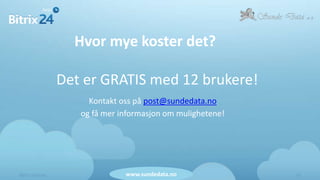 Bitrix24 beta presentation-no | PPT