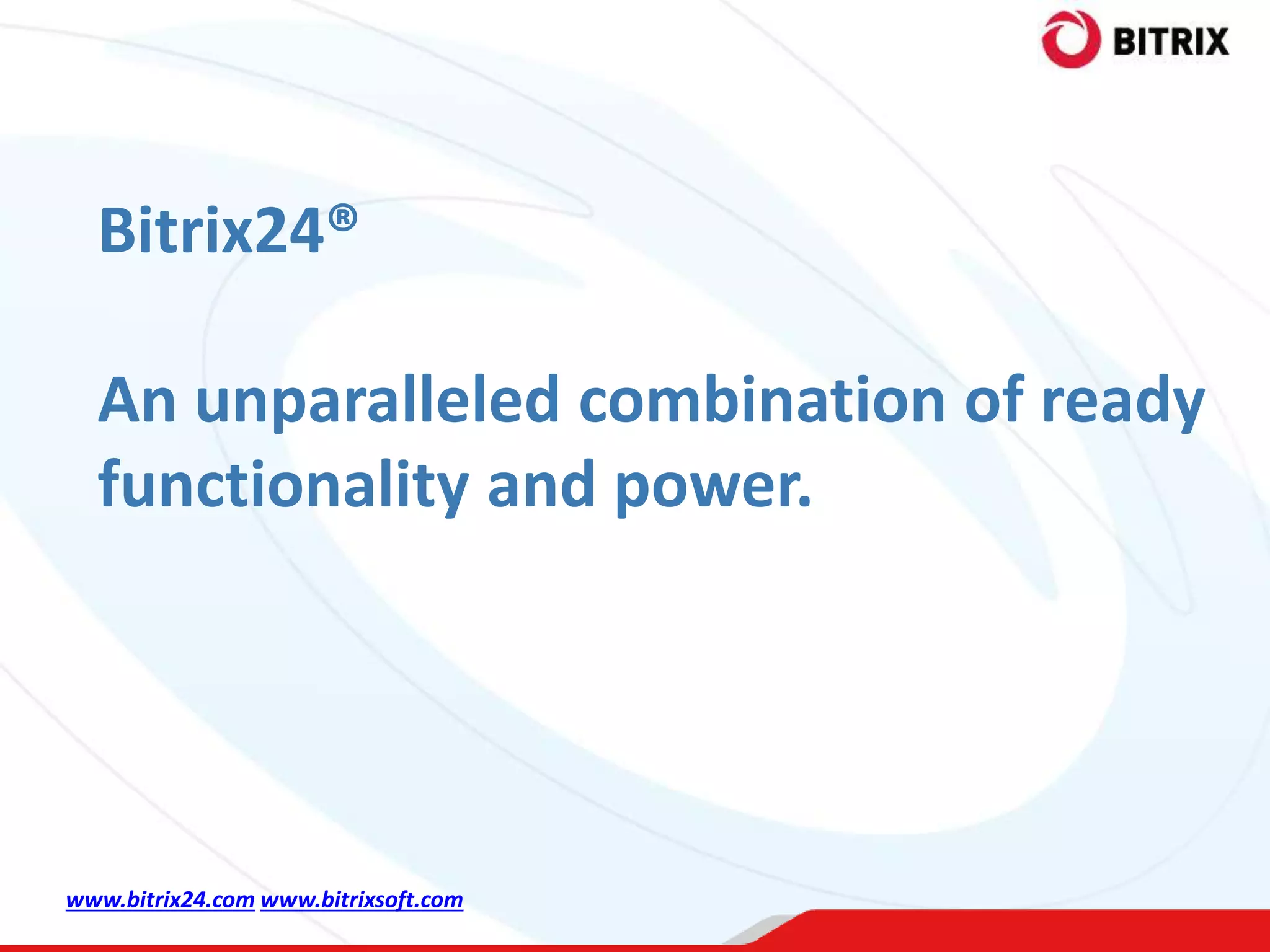 Bitrix24fullpresentation | PDF