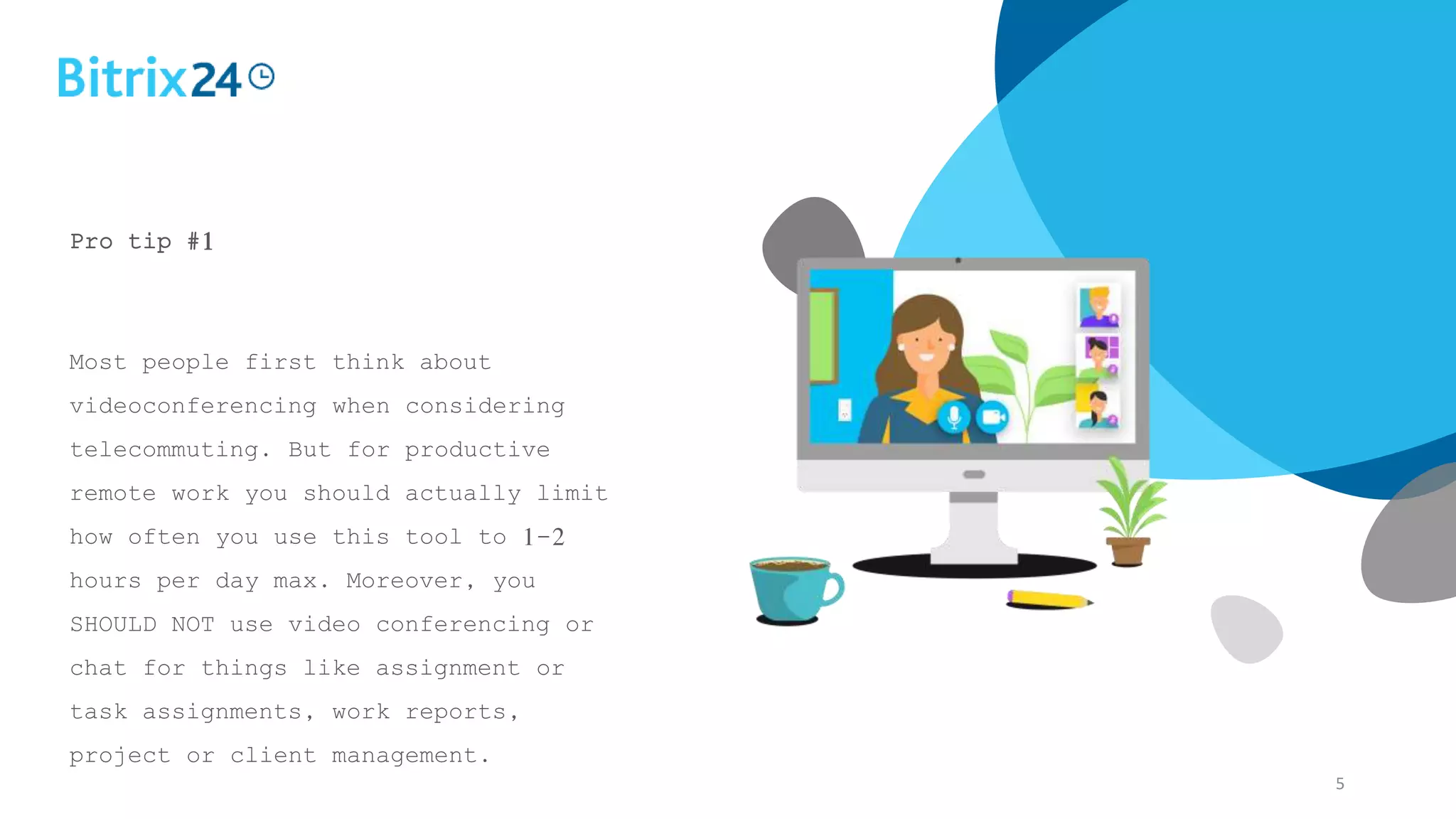 Bitrix24 remote work cheat sheet | PPTX | Web Conferencing | Computer Software and Applications