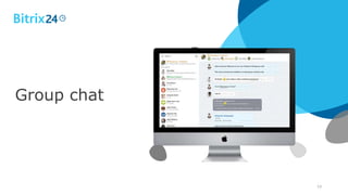 Bitrix24 remote work cheat sheet | PPTX | Web Conferencing | Computer Software and Applications