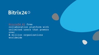 Bitrix24 remote work cheat sheet | PPTX | Web Conferencing | Computer Software and Applications