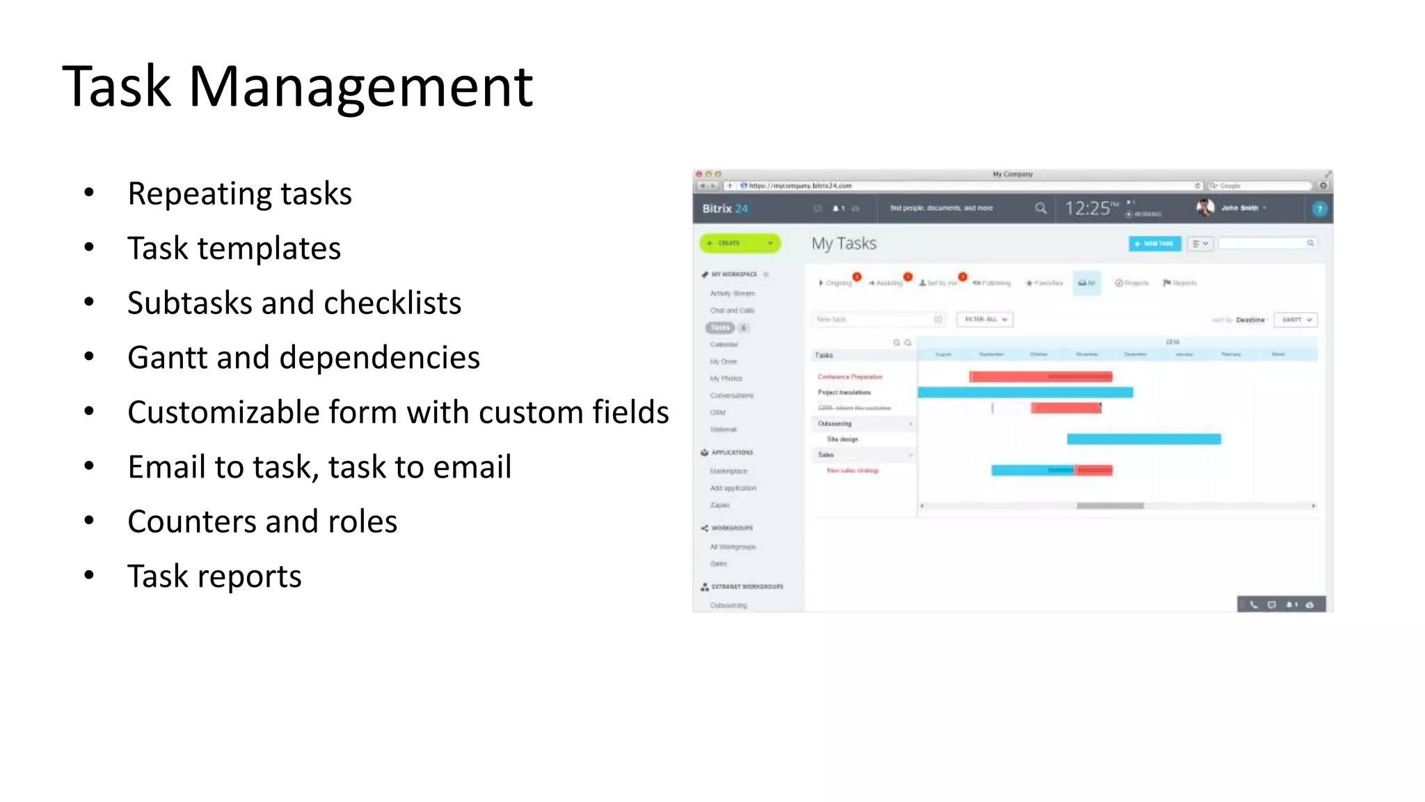 Bitrix24 Tasks In 7 Slides | PPTX