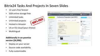 Bitrix24 Tasks In 7 Slides | PPTX
