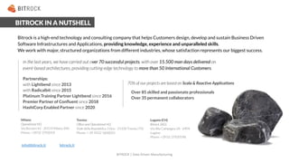 Bitrock manufacturing | PPT
