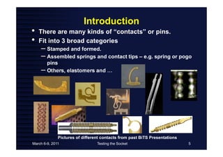 Testing the Socket - The Benefits of Verifying Socket Functionality | PDF