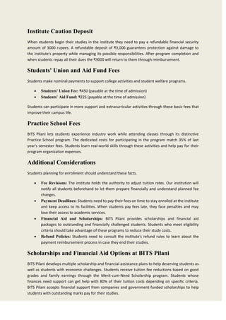 BITSAT Fee Structure (2024-25) - Masterclass Space.pdf