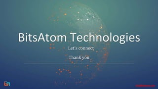 BitsAtom Profile - Technology in Each Bit | PPTX