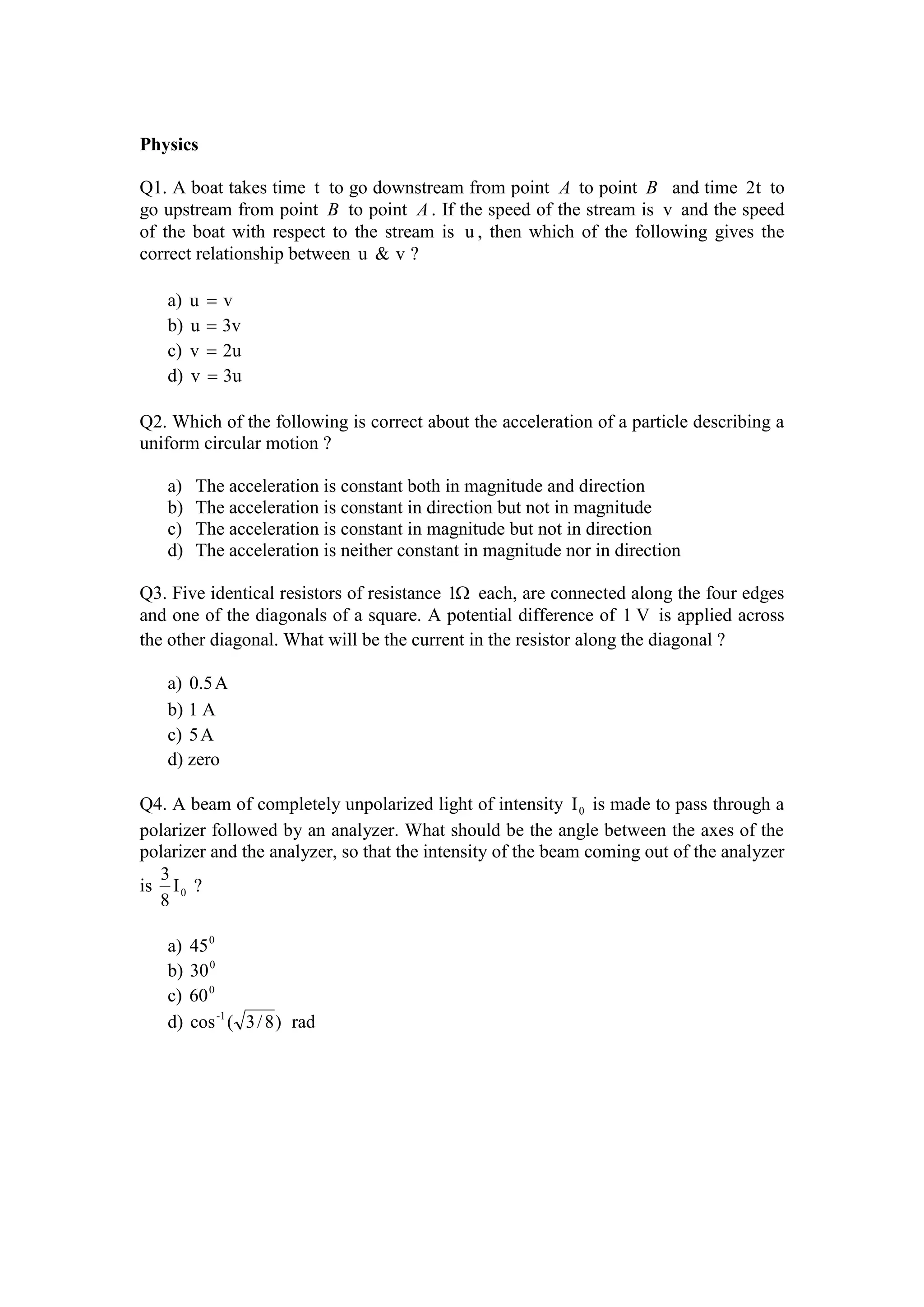 Bitsat sample | PDF | Chemistry | Science