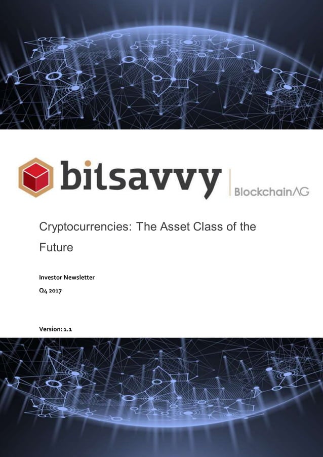 Cryptocurrencies: The Asset Class of the Future | PDF