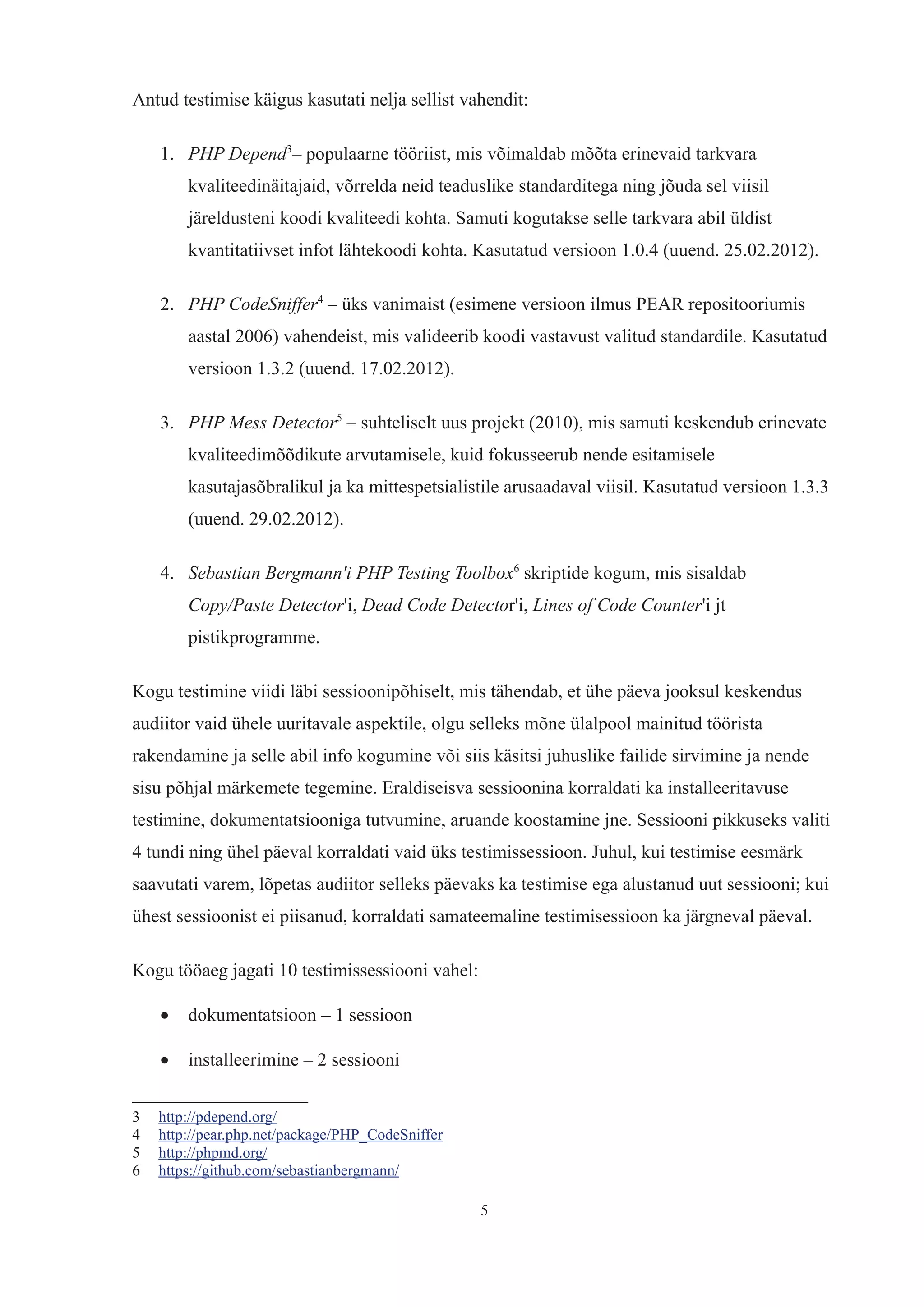 DreamApply tarkvara koodiaudit | PDF