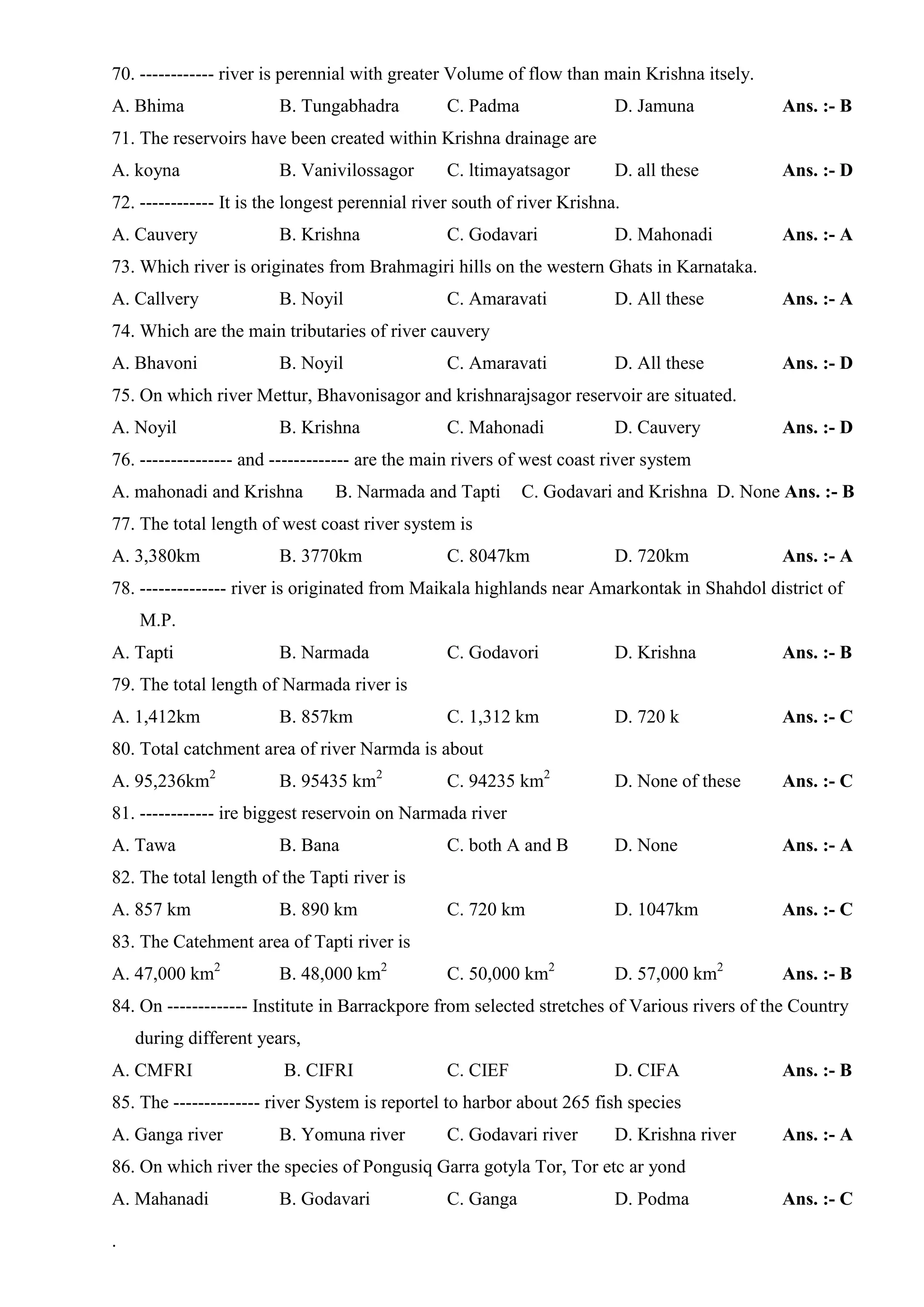 QUESTION BANK OF HANDBOOK AQUACULTURE | PDF