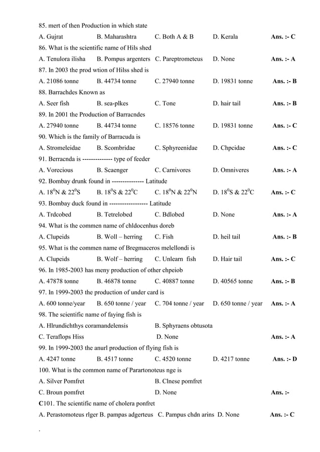 QUESTION BANK OF HANDBOOK AQUACULTURE | PDF | Fishing Sports | Sports