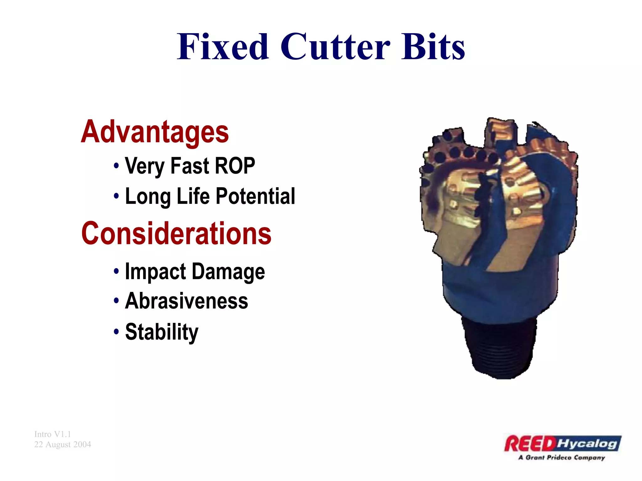 Drilling Bit Introduction and bit Selection (Part 1) | PPTX