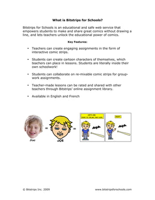 Bitstrips for schools: how to sign up | PDF | Education