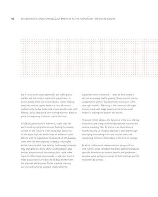 Indonesian Tech Ecosystem Report - Bits by Bricks | PDF