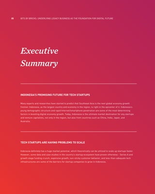 Indonesian Tech Ecosystem Report - Bits by Bricks | PDF