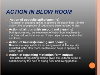 presentation on blow room | PPT