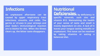 What Causes a Bitter Taste in the Mouth? | PPTX