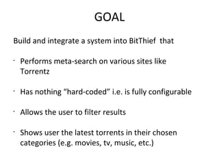 BitThief Presentation Slides | ODP