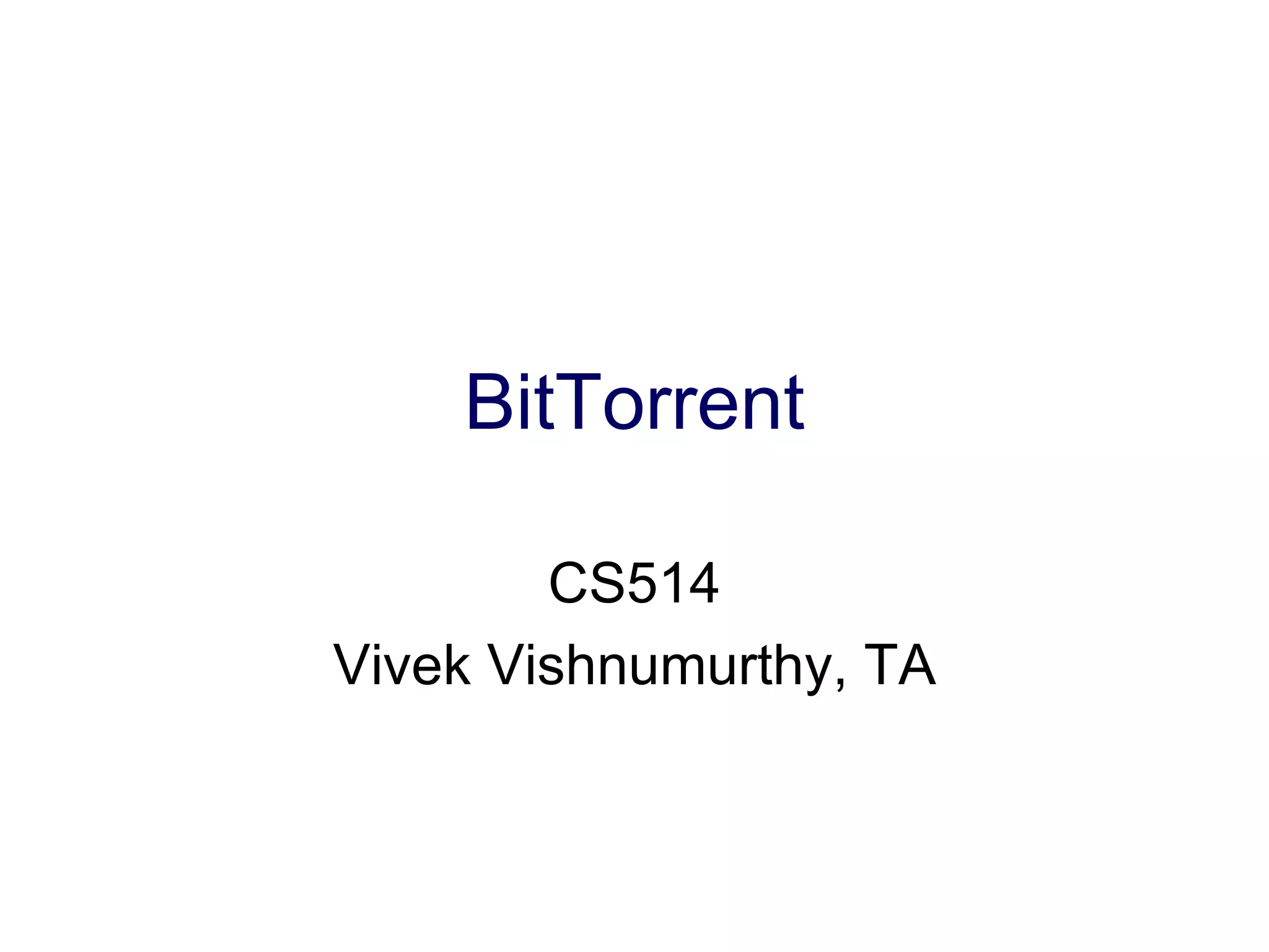 Bittorrent | PPT