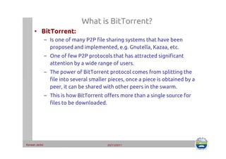 Bit torrent protocol | PPT