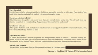 Teaching Bittu: a differently abled child | PPT