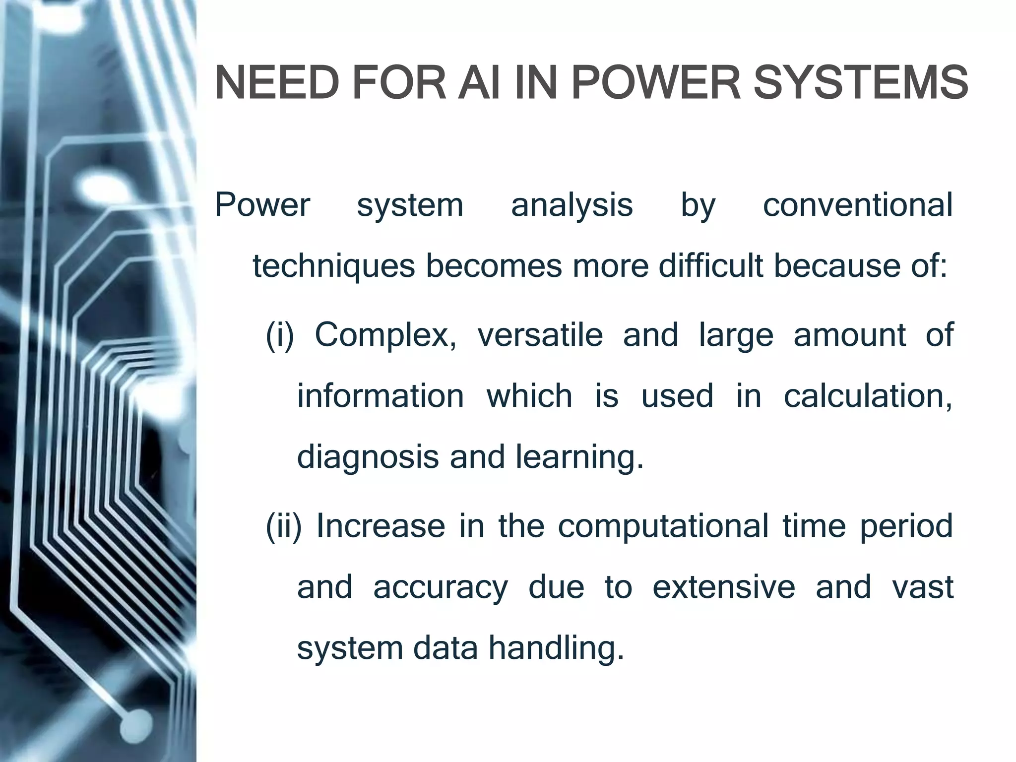Artificial intelligence in power system | PPTX