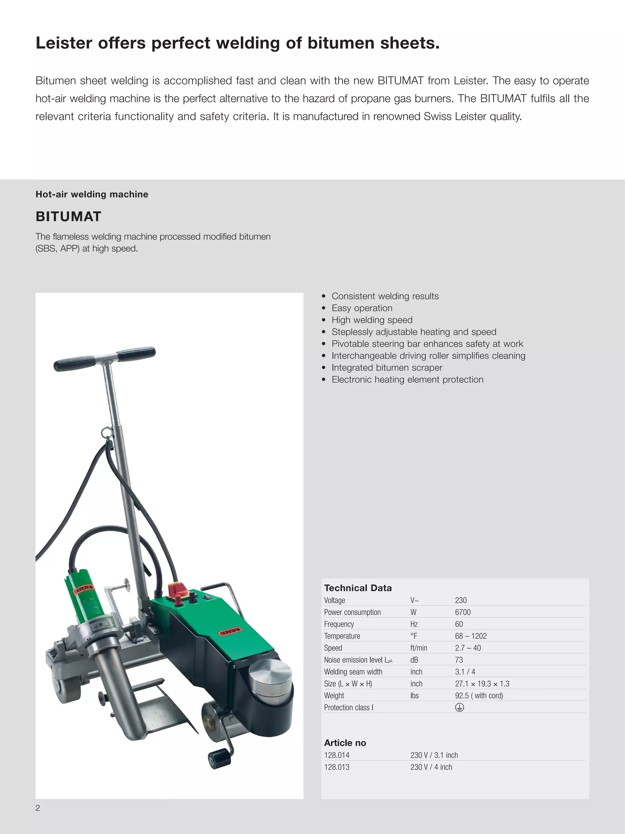 Bitumat welding dv112006_usa-a | PDF