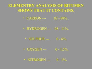 Bitumen materials in road transport | PPT