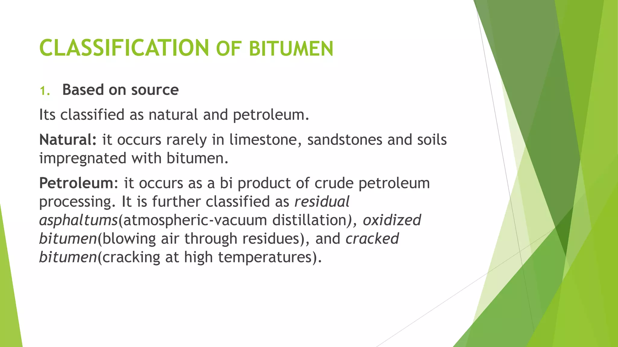 Bitumen | PPTX