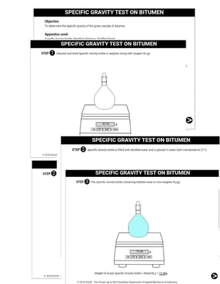 Bitumen to lve specific gravity for pharmcal | PDF