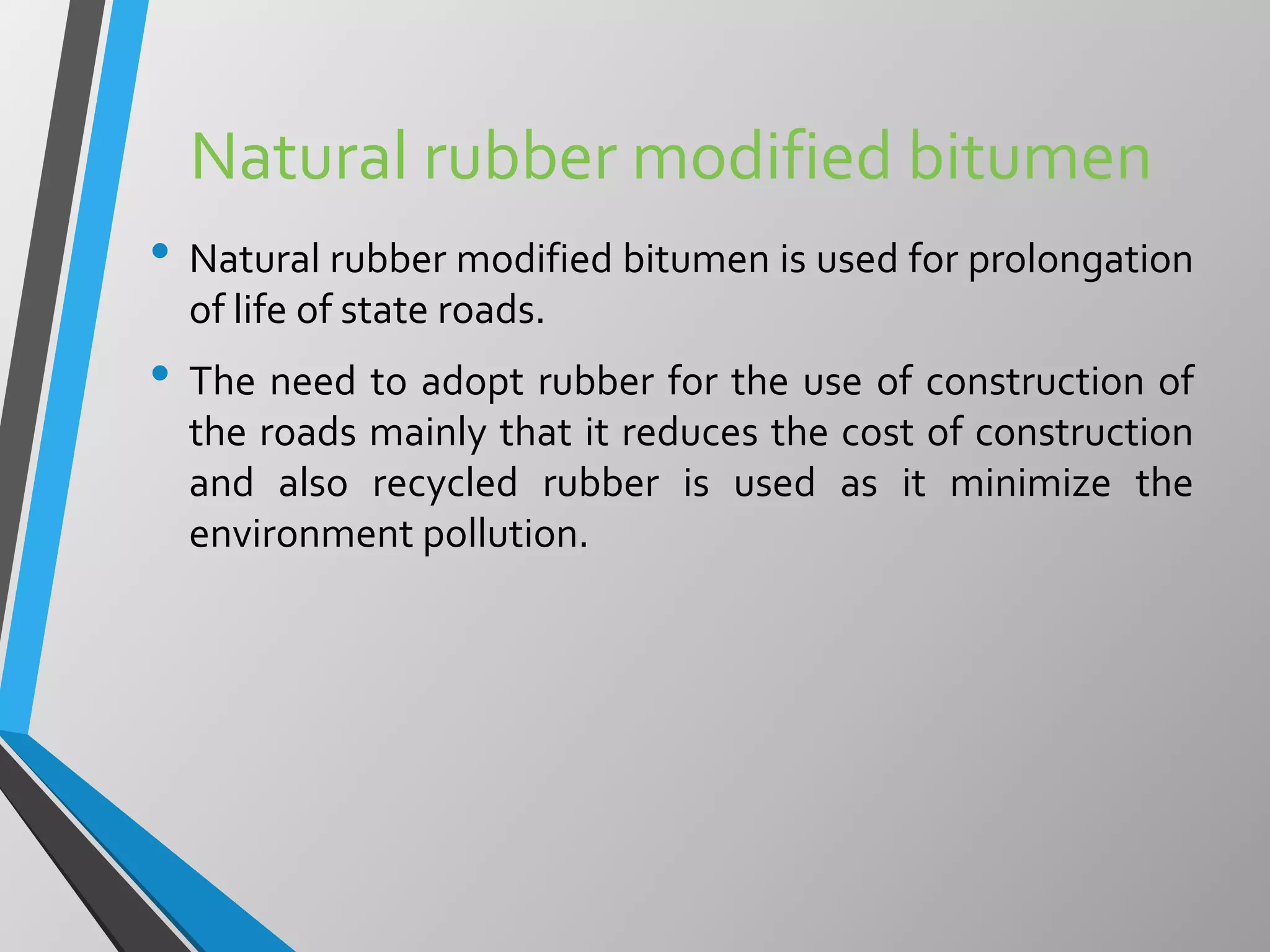 Bitumen and modified bitumen | PPTX